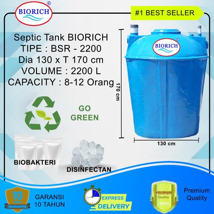 Jual Septic Tank Bio 2200 Liter - 2.2 M3 - Kap 8-12 Orang - Biotech ...