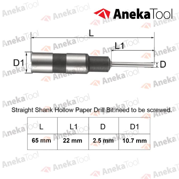 Jual Mata Bor Kertas Uchida Uk. 2.5-3.5 / 9.0 / 10.00 MM Pembolong ...