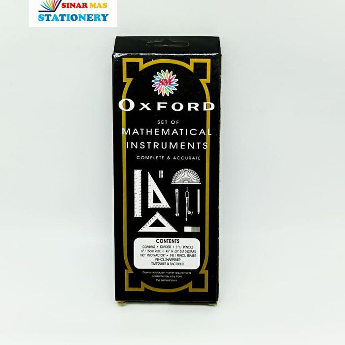 Jual Jangka Compas set Oxford | Jangka Kompas Set Sekolah ( set ...