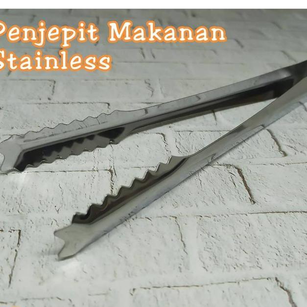 Jual Penjepit Capitan Roti Es Batu Makanan Gorengan Stainless - Kota ...