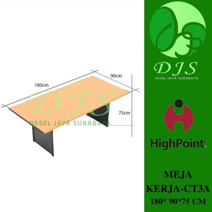 Jual Meja Kerja/ Meja Meeting / Meja Rapat High point 180cm ( CT 3A ...
