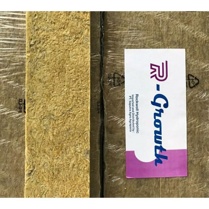 Jual Rockwool Hidroponik R Growth Chemical Binder - 1 slab - Kab ...