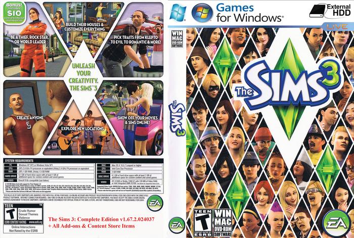 Jual THE SIMS 3 COMPLETE EDITION kaset CD DVD (Game PC dan LAPTOP ...