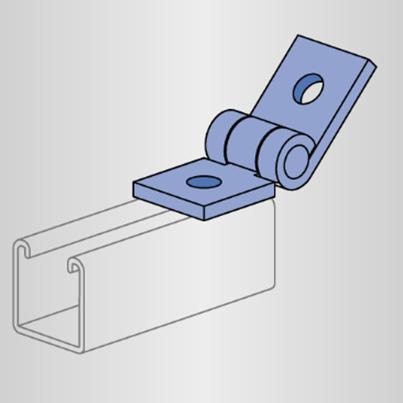 Jual Unistrut P1843 Adjustable Hinge Connection- 1-5/8″ Channel Fitting ...