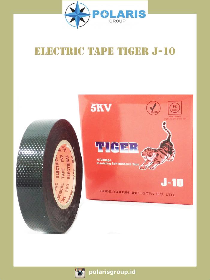 Jual ISOLASI KABEL LISTRIK / ELECTRIC TAPE / TIGER TAPE / HI-VOLTAGE ...