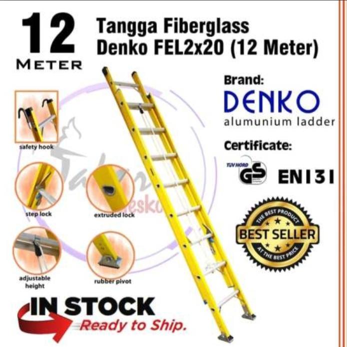 Jual Tangga pln fiberglass 12 meter denko harga murah - Kota Semarang ...