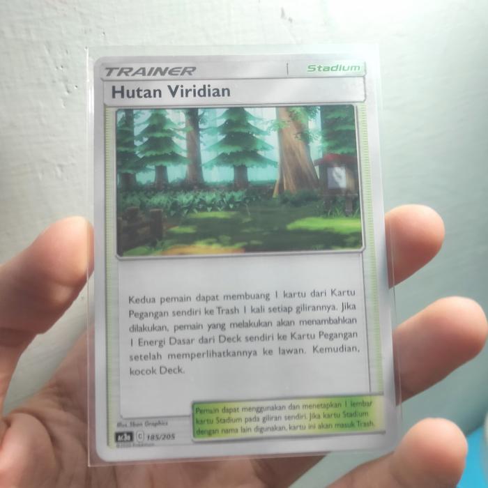 Jual Kartu Pokemon Trainer Stadium Viridian Forest Ac3A TCG Card ...