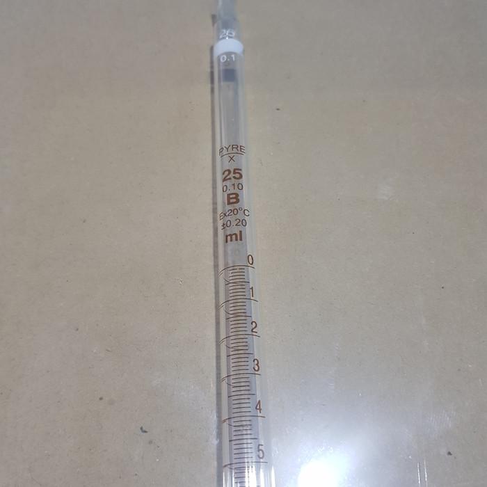 Jual Pipet Ukur / measuring pipet , 25 ml, PYREX class B - Jakarta ...