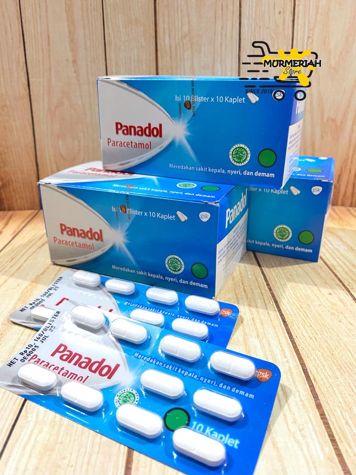 Jual PANADOL BIRU strip isi 10 kaplet - Obat sakit kepala, Nyeri ...