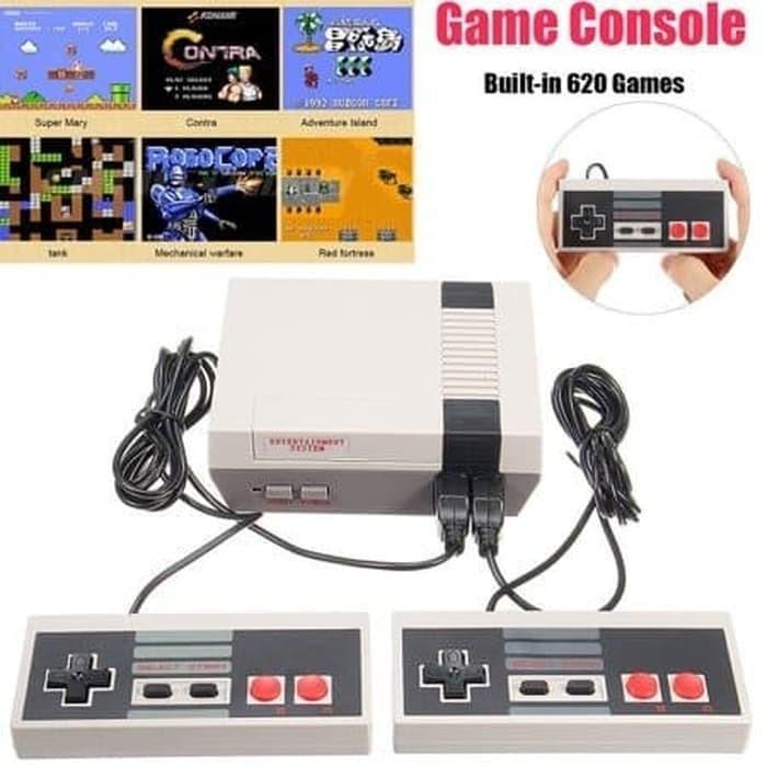 Jual Nintendo NES Clone 620 Game Retro Mini Game Built in 620 Classic Games - Kota Surabaya ...