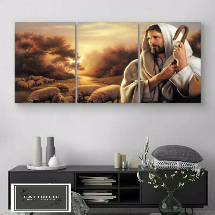 Jual Poster dinding/hiasan dinding gambar Tuhan Yesus 02 - Kota ...
