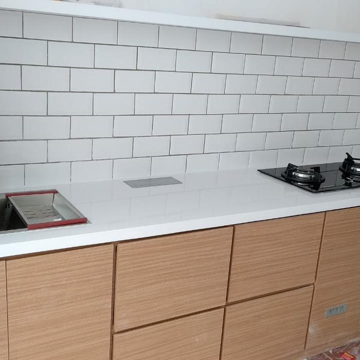 Jual Solid Surface Top Table Meja Washtafel/Meja Dapur/Meja Counter ...