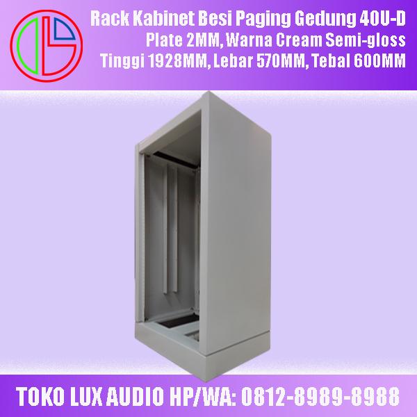 Jual Rack kabinet besi 40U deep untuk instalasi sound system paging ...