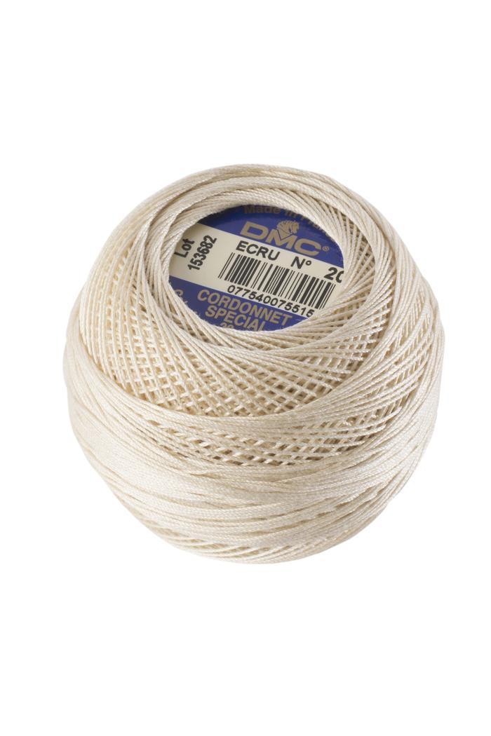 Jual Benang Crochet Tatting DMC Cordonnet Special Art 151 BLANC ECRU ...