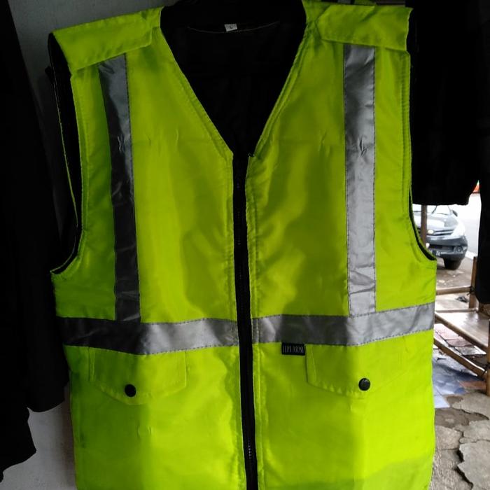 Jual Rompi safety Rompi proyek Rompi parasit tebal puring Dakron ...