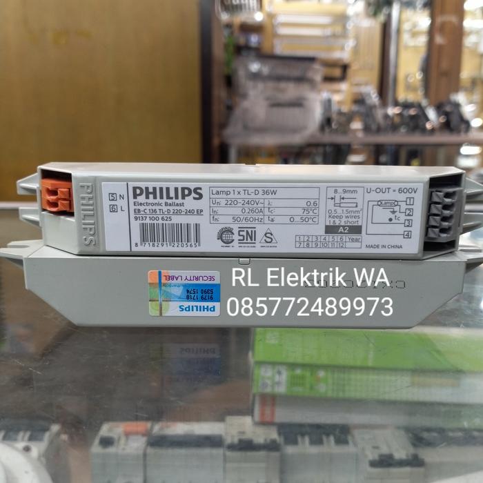 Jual Ballast/Travo electronic TL Philips 1 x 36 watt - Jakarta Pusat - RL ELEKTRIK | Tokopedia