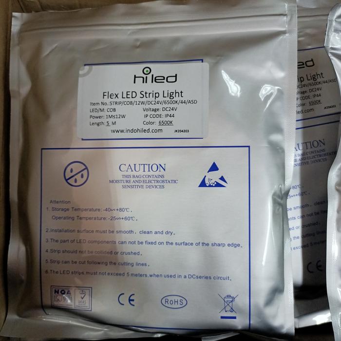 Jual led strip cob 24v hiled 12w - 3000k - Jakarta Barat - CENTRAL ...