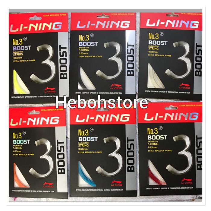 Jual Senar Raket badminton LINING LI-NING NO3 no 3 BOOTS JAPAN ORIGINAL ...