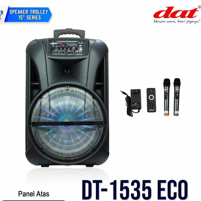 Promo Speaker Trolley Dat Dt1535 Eco Speaker Portable Dat 15 Dt 1535
