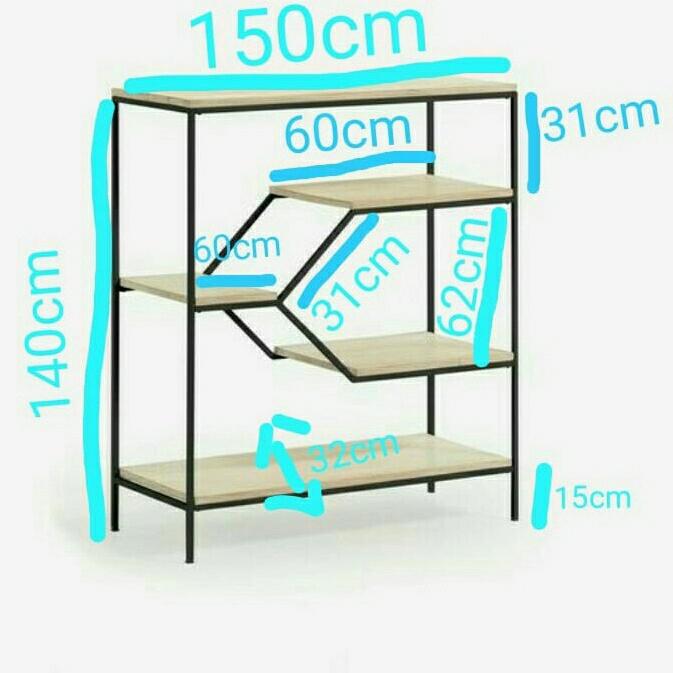 Jual Meja Rak Besi Hollow 2x2 Papan Triplek Plitur - Jakarta Selatan ...
