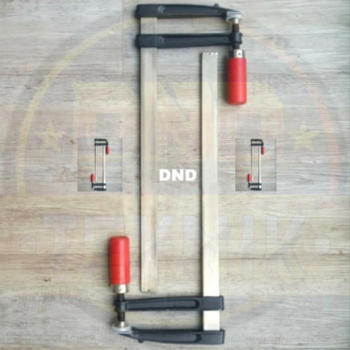 Jual penjepit kayu" model Clamp F ukuran 50 x 350 alat pres kayu"(DND ...