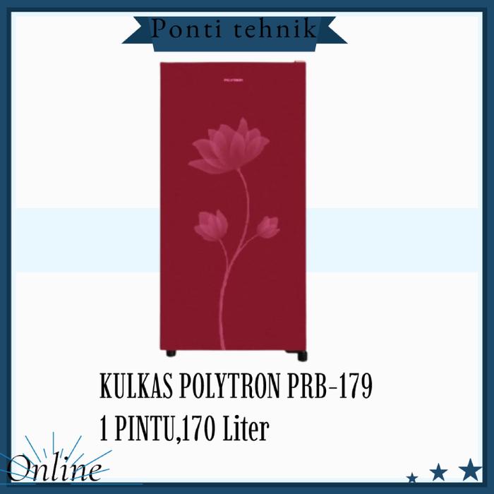 Jual KULKAS POLYTRON PRB-179 1 PINTU 170-Liter - Kota Bekasi - ponti ...