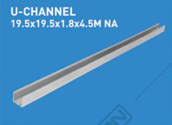 Jual U CHANNEL FOLDING GLASS DEKKSON 19.5X19.5X1.8X4.5M NA Channel U ...