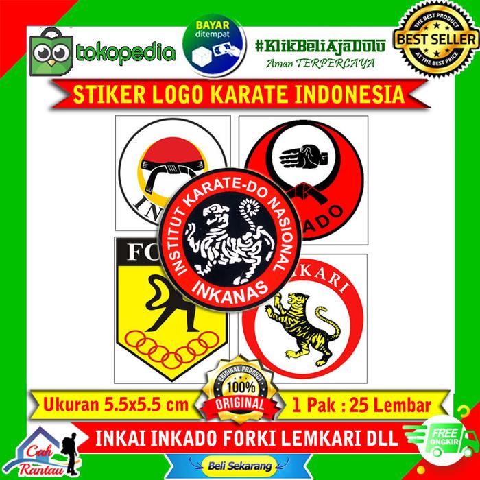 Jual Stiker Logo Inkai Inkado Forki Lemkari Inkanas Institut Karate Do ...