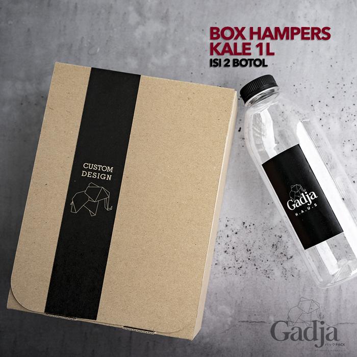 Jual Box Hampers Botol Kale 1 Liter isi 2 Botol - Terbuka semua sisi ...