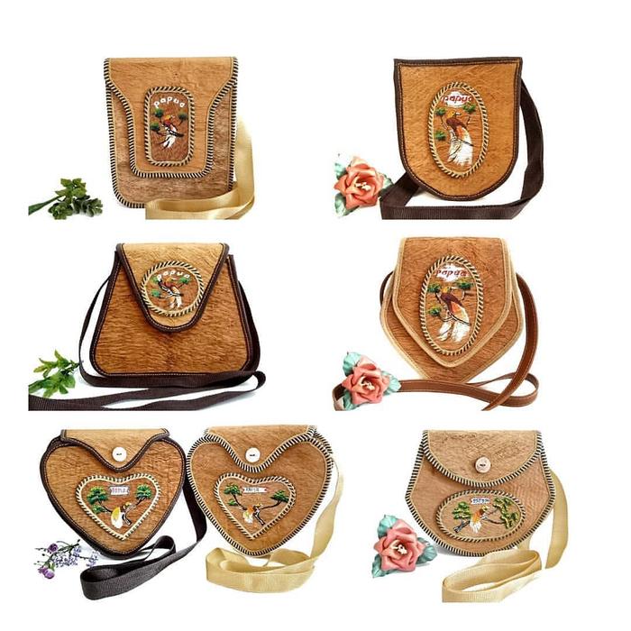 Jual tas kulit kayu/tas noken papua/oleh oleh papua - Kab. Sorong ...