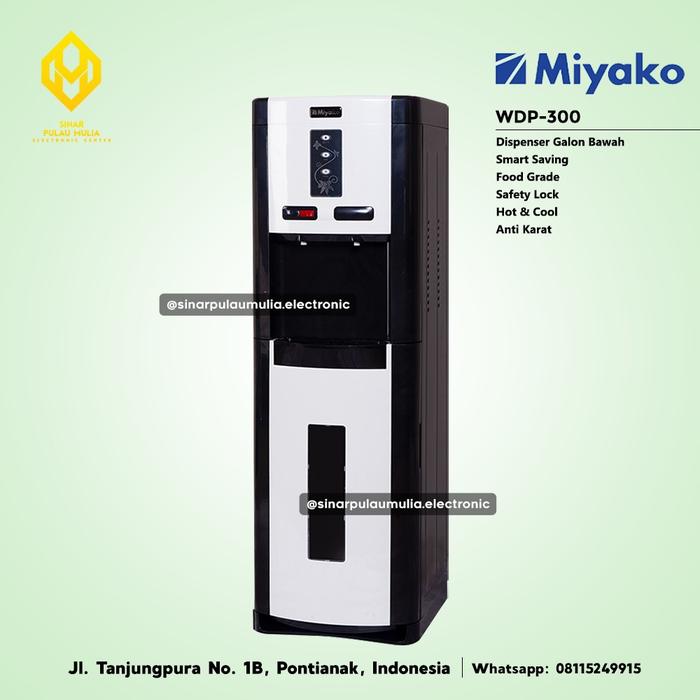 Jual Miyako Dispenser Galon Bawah Safety Lock - WDP-300 / WDP 300 ...