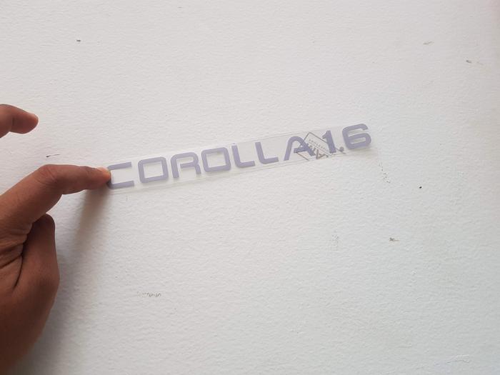 Jual Stiker Decal Toyota Corolla Twin Cam Liftback AE92 Corolla 1.6 ...