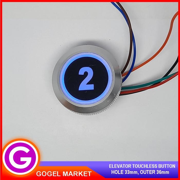 Jual Spare part lift/Elevator touchless button - Angka 2 - Kota ...