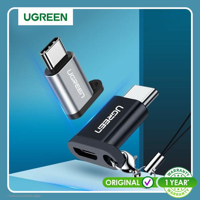 Jual Ugreen Micro USB input to USB C output Alumunium Case Black-50551 ...