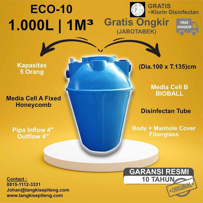 Jual 1000 Liter BIOFIL, BIO SEPTIC, SepticTank BIOTECH, BIOTANK ...