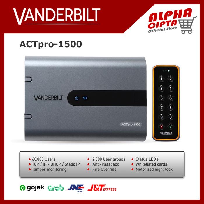 Jual Access Control Vanderbilt ACT Pro 1500 IP Door Controller - Jakarta Utara - Alpha Cipta ...