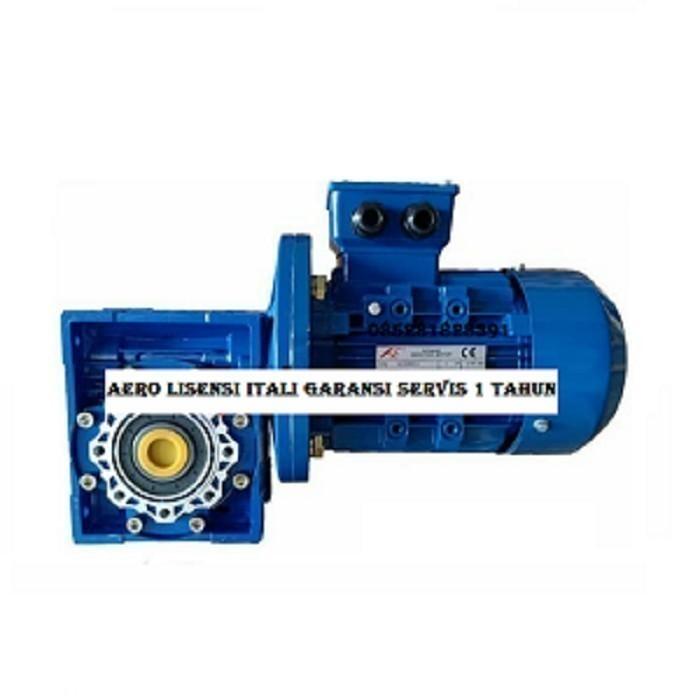 Jual AEROMAX GEAR MOTOR NMRV 110 RATIO 1:7,5 - 60 5HP 380V 50HZ CLASS F ...
