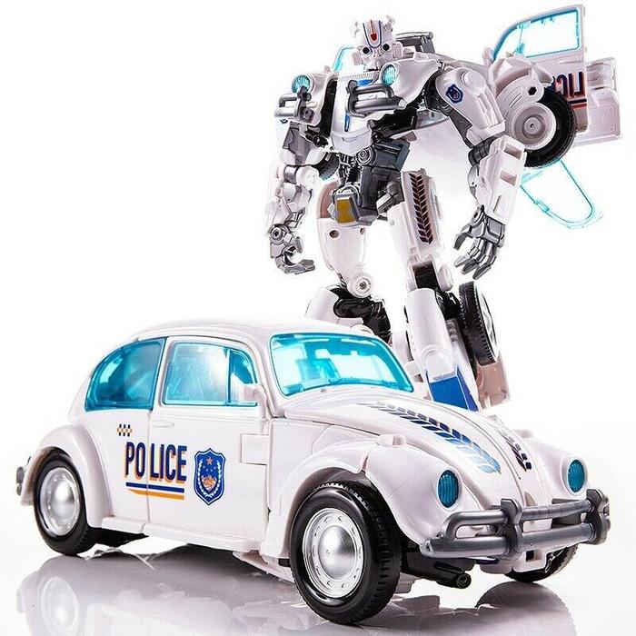 Jual White Bumblebee Transformer Autobot Police Car Deformation YS-03 ...