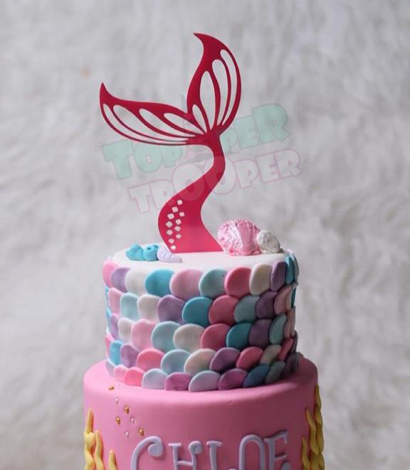 Jual Cake Topper/Topper Kue tail / ekor Mermaid - Jakarta Utara ...