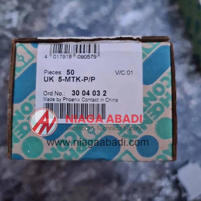Jual Terminal Phoenix Contact UK 5-MTK-P/P UK5 MTKPP MTK P P MTK -P P/P ...