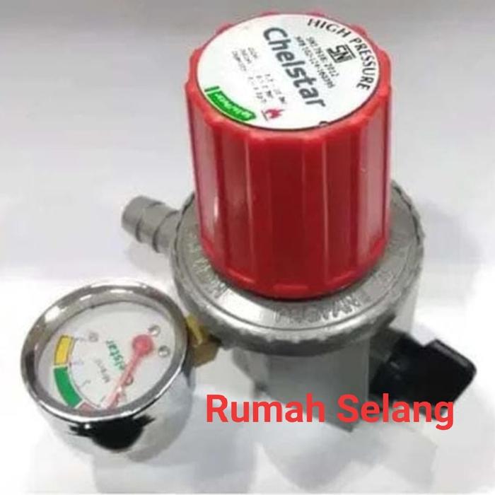 Jual Regulator Gas Chelstar Meteran Tekanan Tinggi / Regulator Kompor ... Jual Regulator Gas Chelstar Meteran Tekanan Tinggi / Regulator Kompor ...
