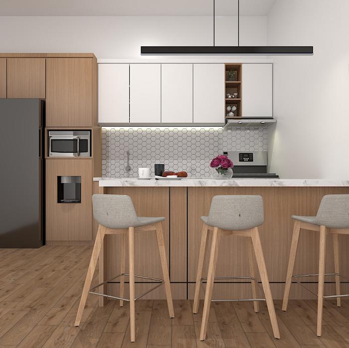 Jual Furniture Custom Kitchen Set Rangka Blockboard 18mm Finishing HPL ...