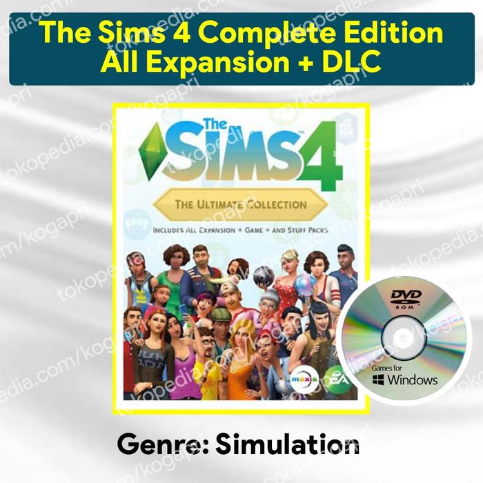 Jual The Sims 4 Complete Edition DLC All Expansion full version game pc ...