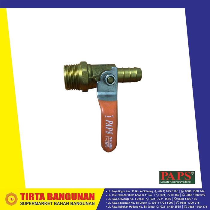 Jual PAPS STOP KRAN GAS / VALVE GAS VG 16 DL - Kota Depok - Tirta ...