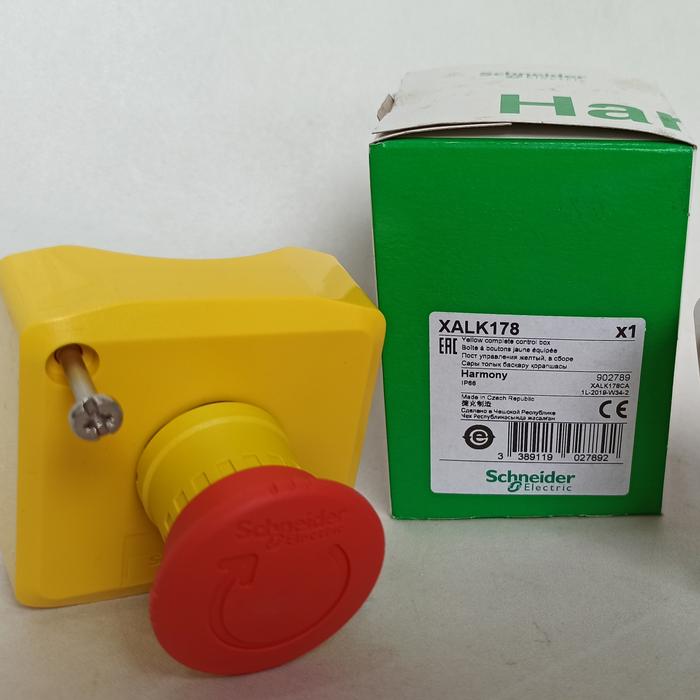 Jual Emergency Stop Schneider XALK178 / Emergency Stop 1NO /1NC ...