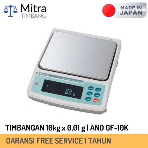Jual Timbangan Digital Lab 10kg x 0,01g | AND GF-10K PRECISION BALANCE ...
