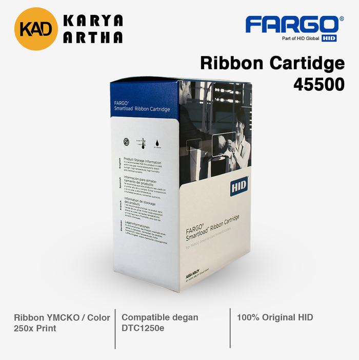 Jual Ribbon ID Card Printer Fargo DTC1250 Color YMCKO - Warna (45500 ...