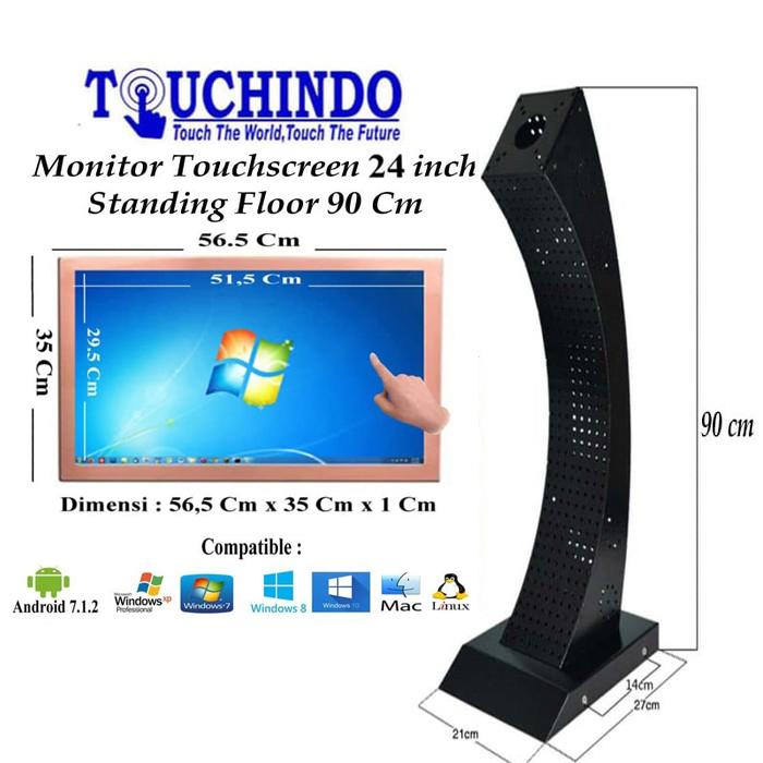 Jual Monitor Touchscreen Touchindo 24 inch Standing Tinggi 1 Meter ...