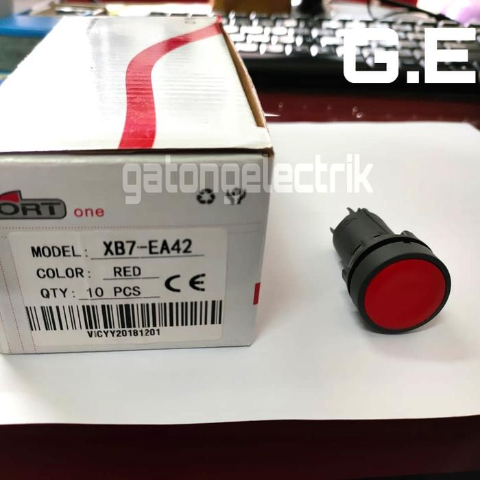 Jual push button XB7-EA42 (red) - Jakarta Barat - gatongelectrik ...