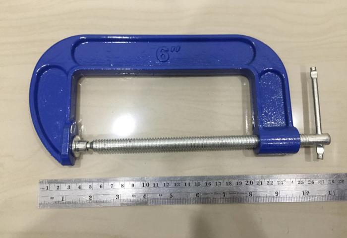 Jual 6"inci bais c klem g klem c catok kayu klem kayu clamp kayu ragum ...